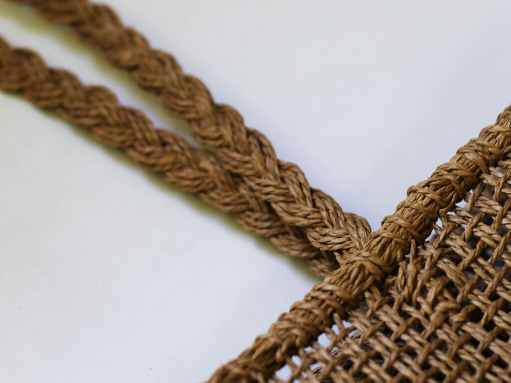 Ceger torba od rafije - NATURAL - Tkanje Malary